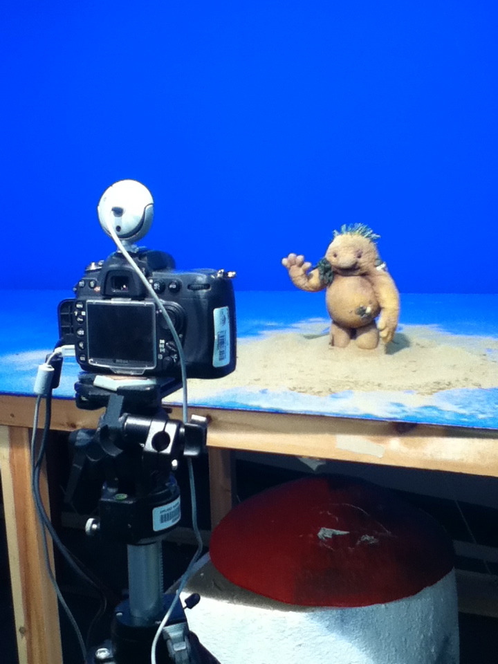 Jo-Motion: Animation Blue Screen Sand Troll