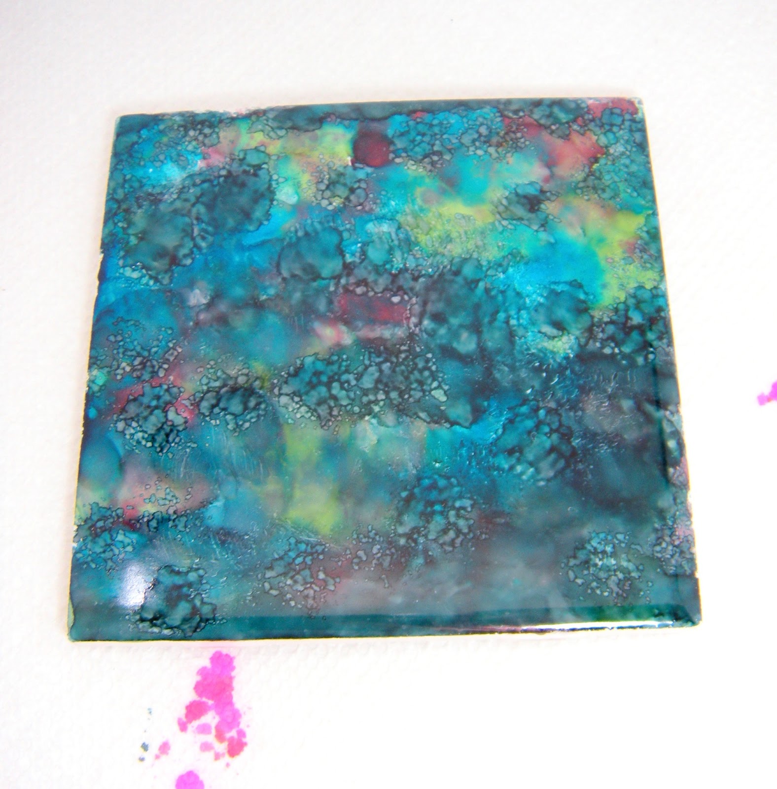 Accidentally Excellent: DIY Alcohol Ink Coasters (2-Part Tutorial)