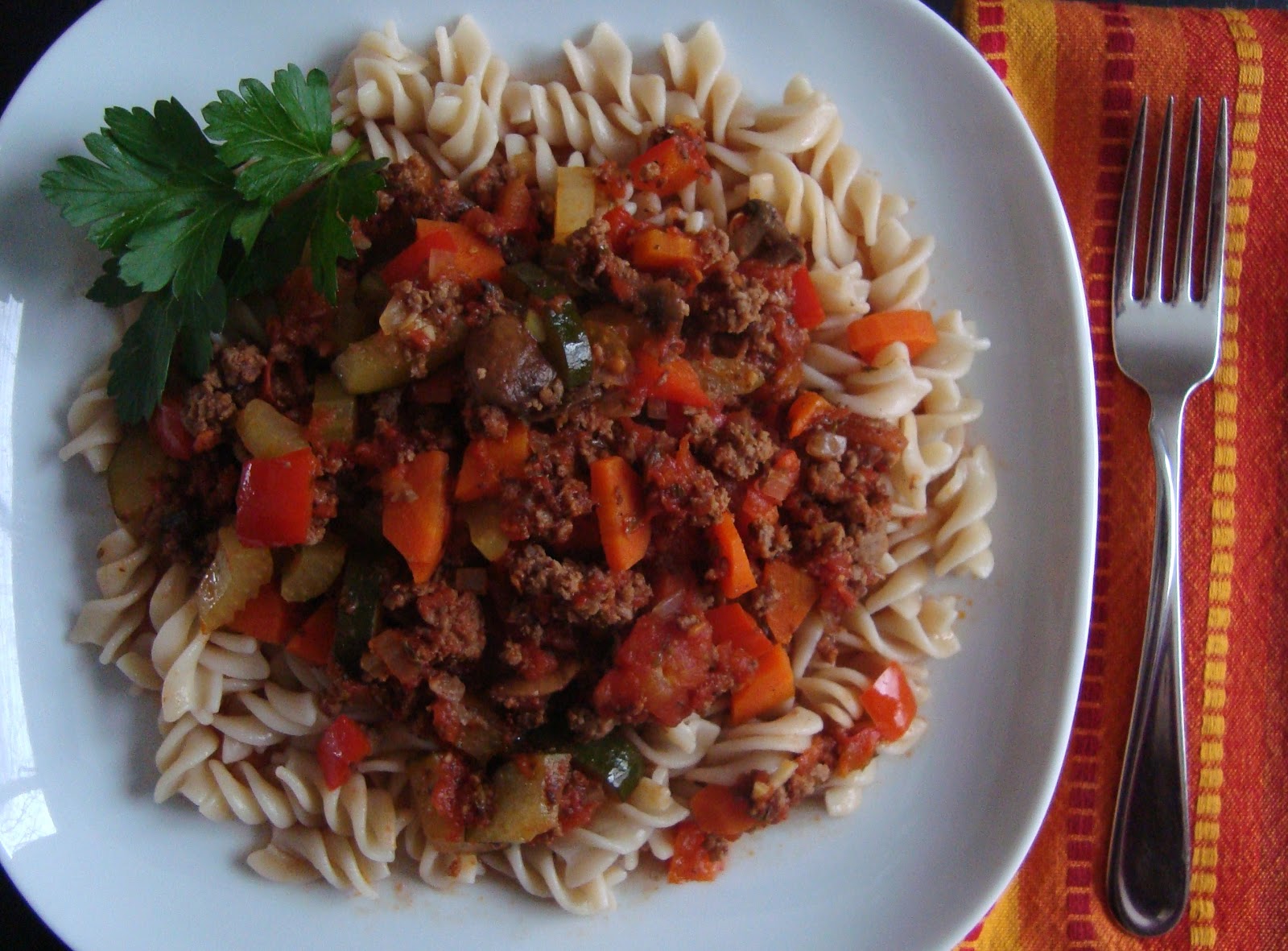 Pocketfuls: Easy beef, tomato and veggie ragout