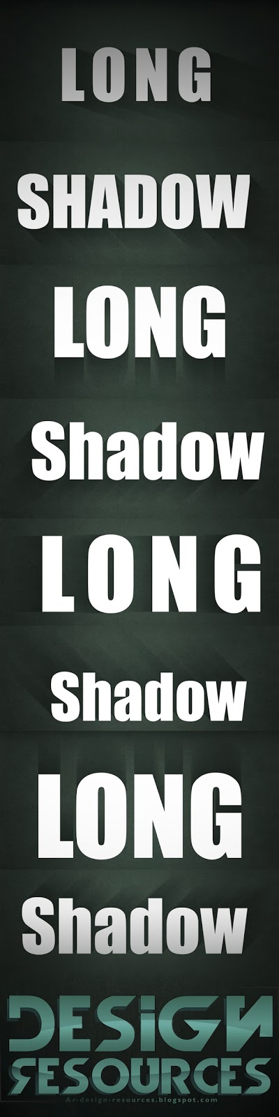 Long Shadow Effect | dR Design Resources