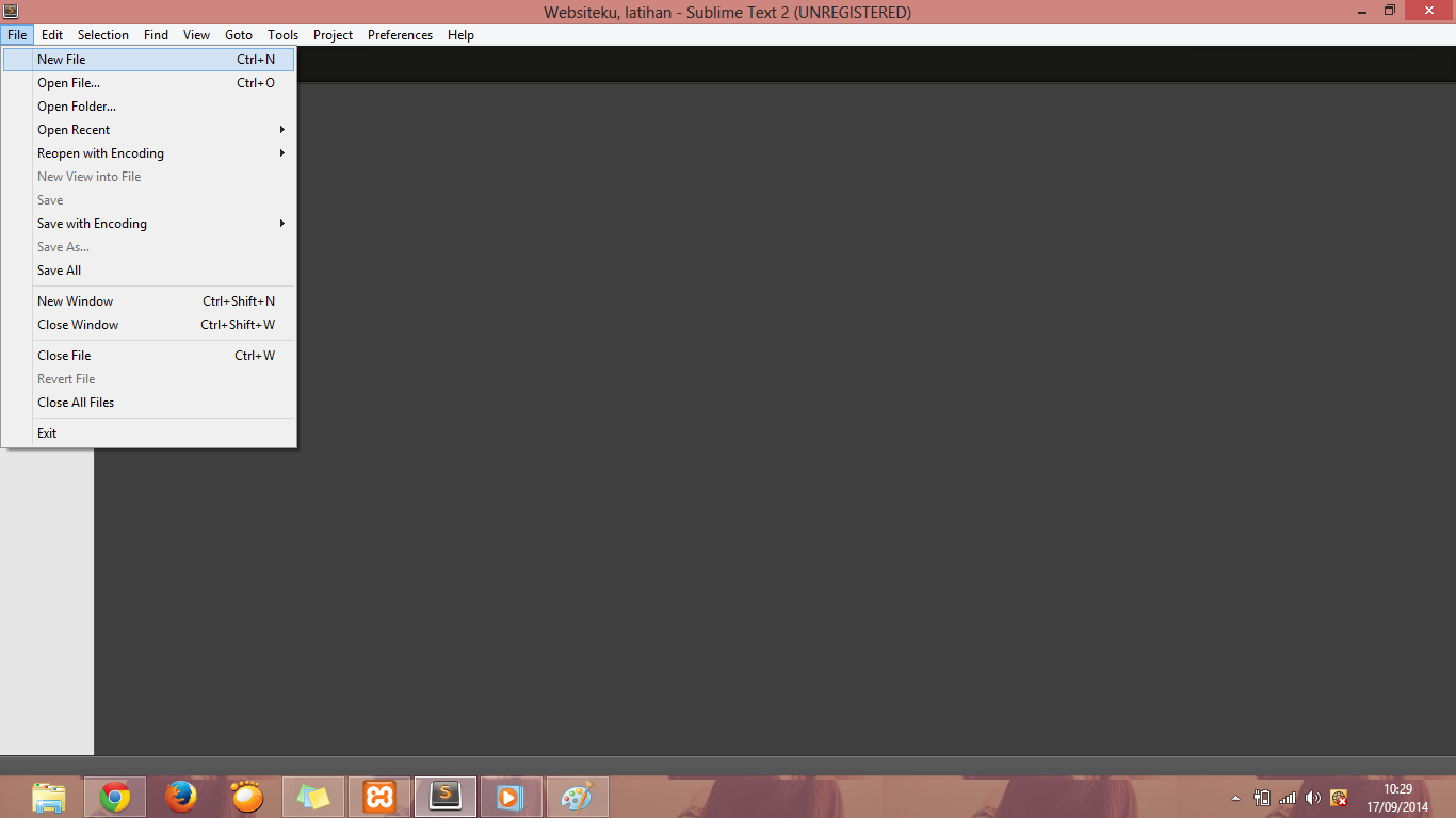 Cara Membuat Form Penjualan dengan sublime ~ Rekayasa Perangkat Lunak