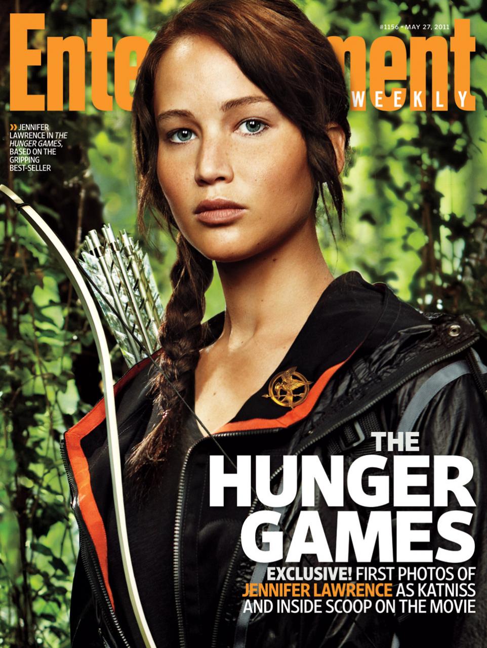 Evanna Lynch: 1st Look of Jennifer Lawrence as Katniss Everdeen of 'The ...