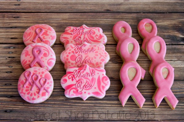 Sweet Shop Natalie: Cookies For Breast Cancer - Are you aware?