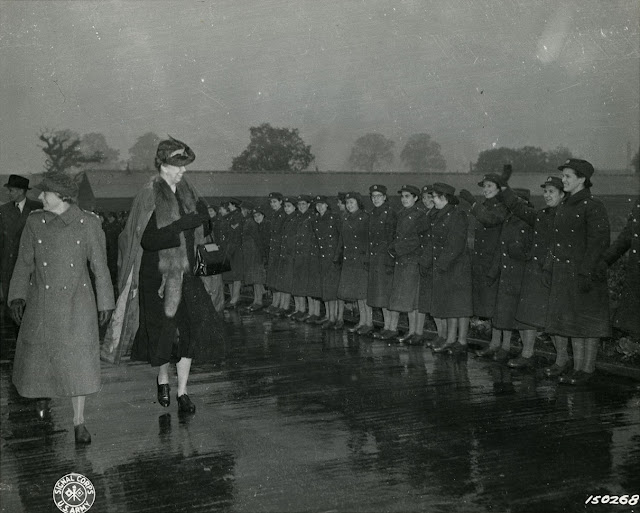 1942. Eleanor Roosevelt Visits Wartime England