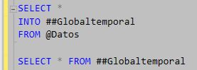 Tablas Temporales SQL Server