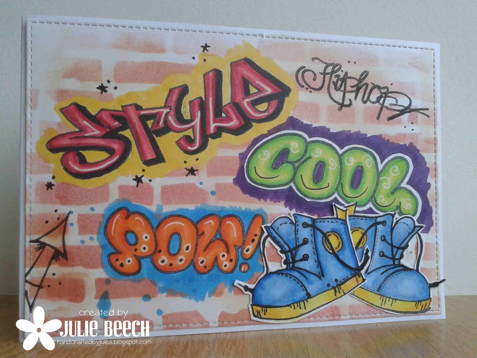 Crafted by Jules: Graffiti Wall