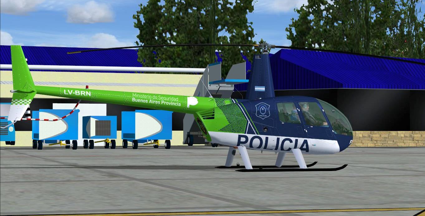 ESCENARIOS Y REPINTADOS PARA SIMULADORES DE VUELO: TEXTURA POLICIA PROV ...