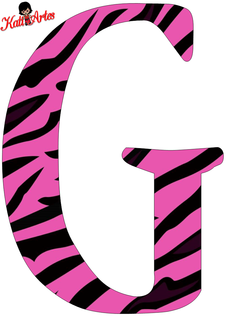 Alfabeto Cebra Rosa. - Oh my Alfabetos!