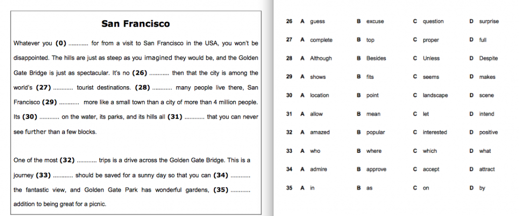 International Education Professional Blog: KET Reading and Writing Guide
