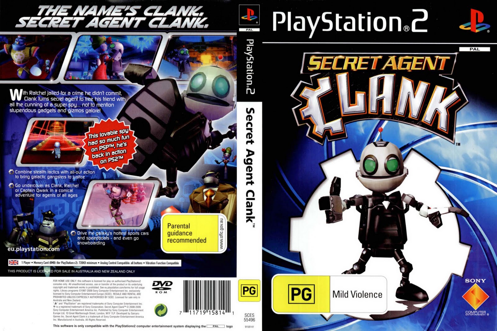 Capa Secret Agent Clank:Covers Filmes