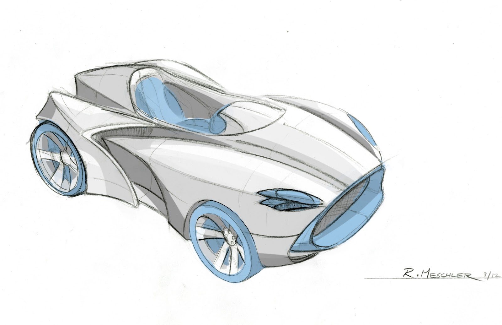 RMeschler: Sports Cars - 123 Shading