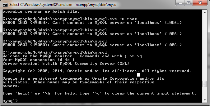 India Civilised Can T Connect To Mysql Server On Localhost