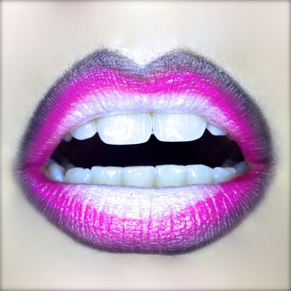 Crown Brush: Neon Night Lip Art Tutorial by Australian Make-up Artist ...