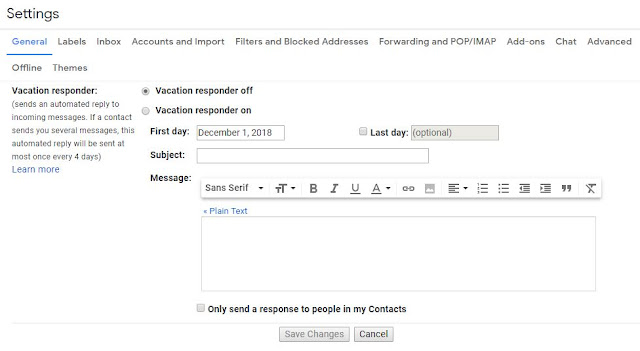 Cara Membalas Email Secara Otomatis (AutoReply) di Gmail