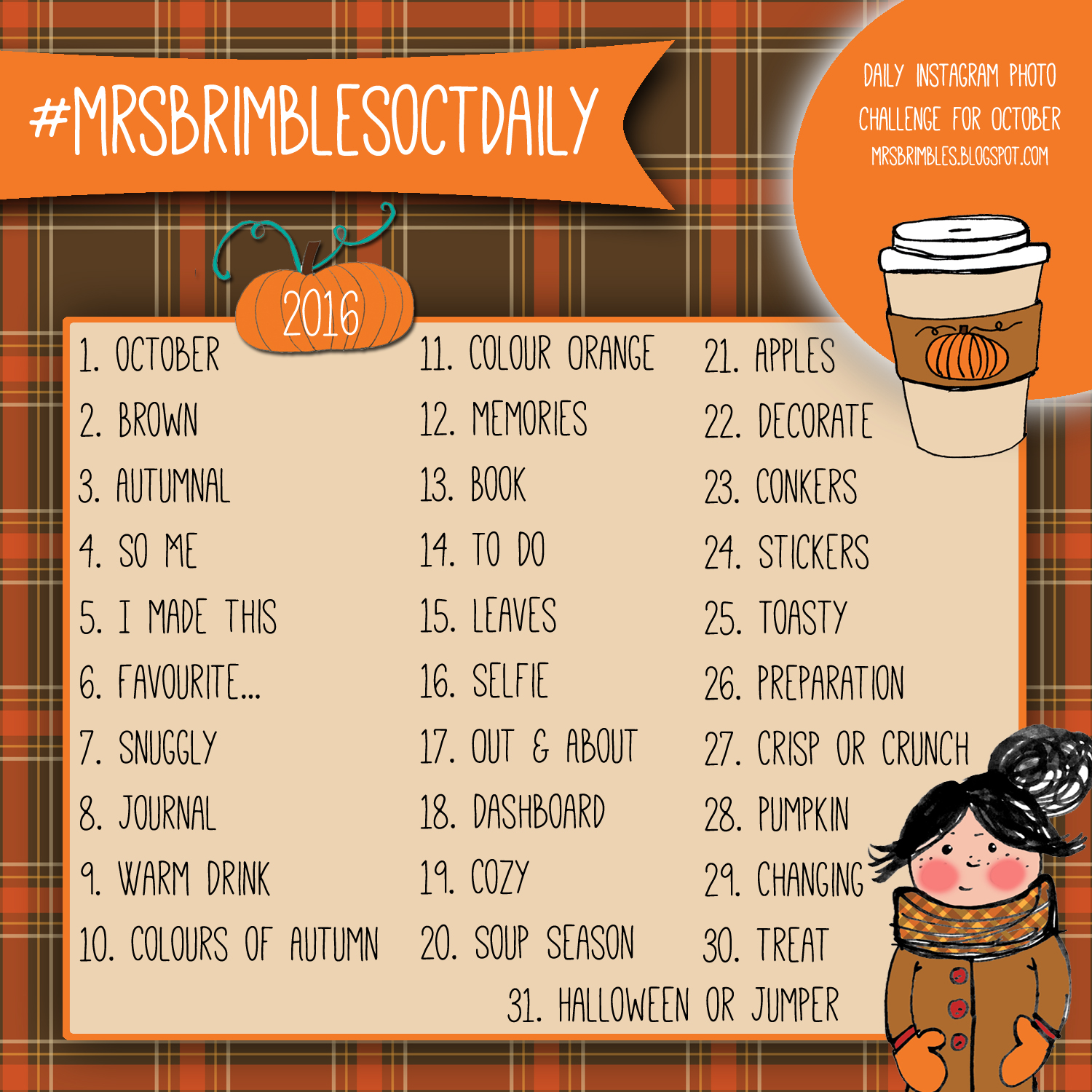 Mrs Brimbles October Instagram Challenge Is Back For 2016 mrs-brimbles-october-instagram-challenge-is-back-for-2016