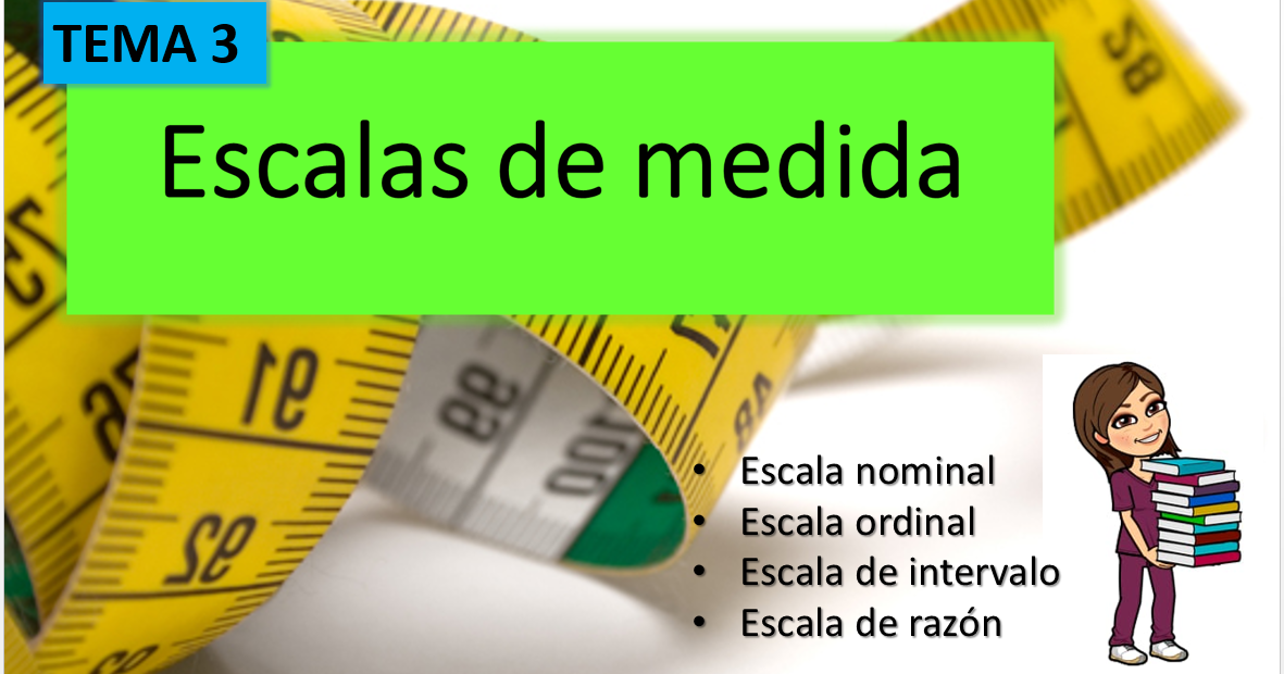 TEMA 3: Escalas de medidas