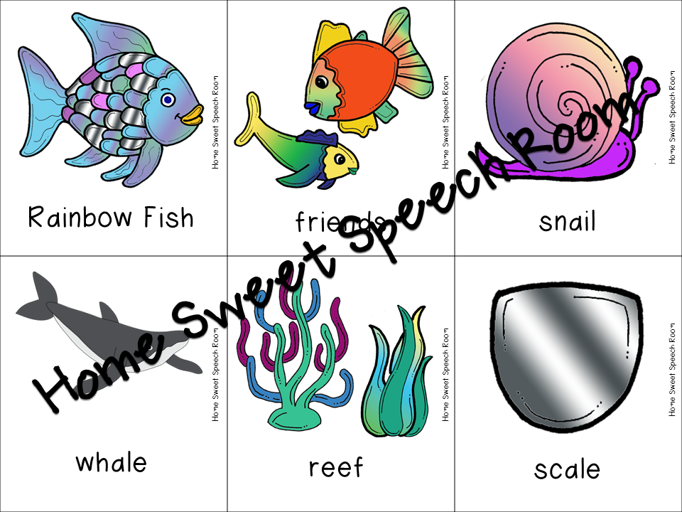 Rainbow Fish Book Characters