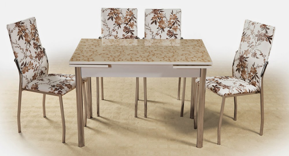 Mese Extensibile: Mese Cromate Sticla ALB-MARO 3079