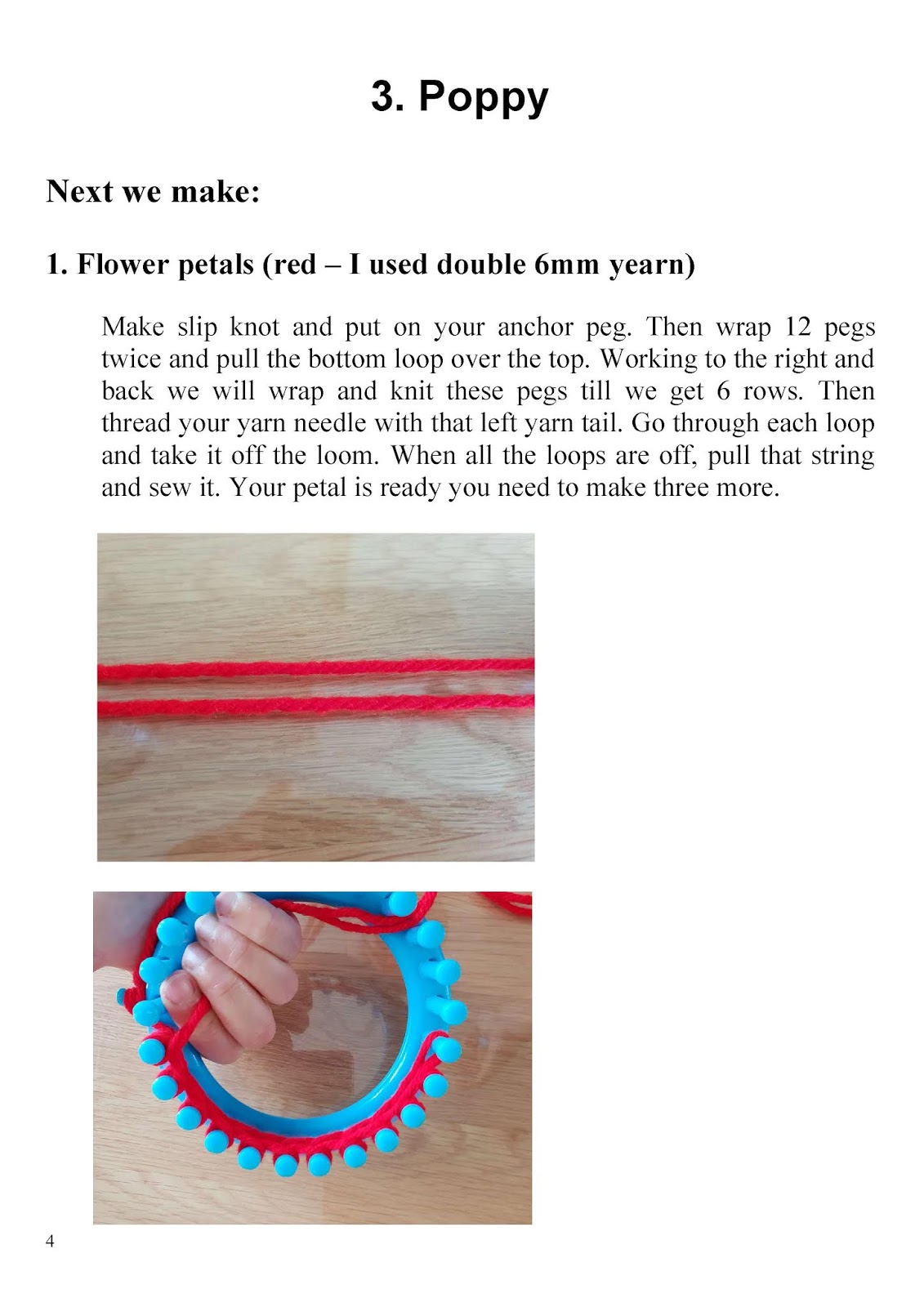 LoomAnek: Poppy - pattern