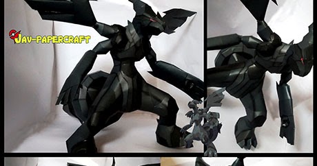 Pokemon: Zekrom Papercraft | Paperized Crafts