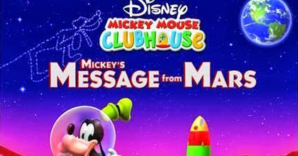 Kids Stuff: MICKEY MOUSE CLUBHOUSE - MICKEY'S MESSAGE FROM MARS (Η ...