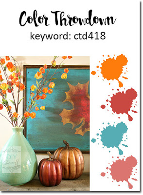 three umbrellas: Color Throwdown 418