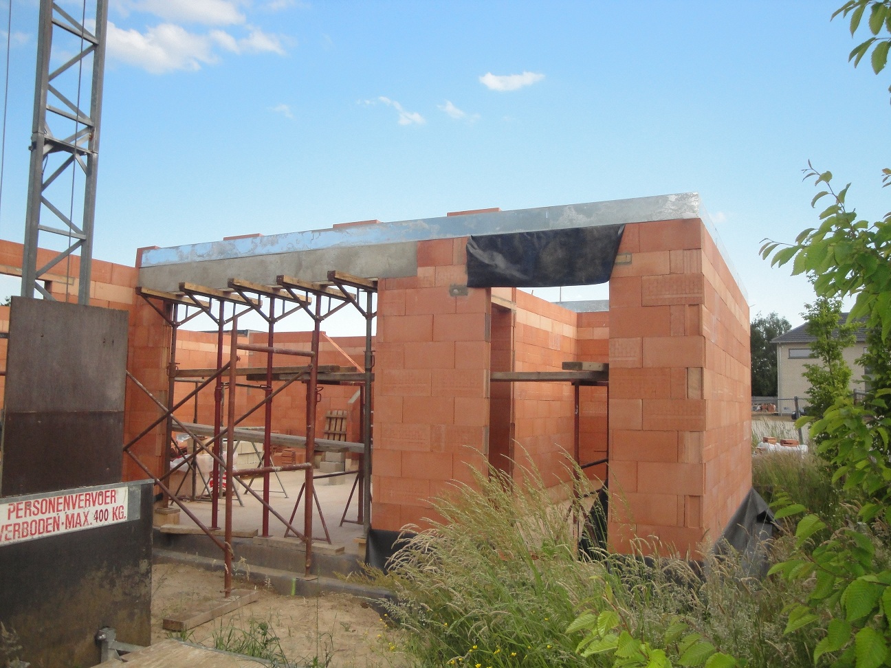 Kramershof 5: Randbekisting geplaatst