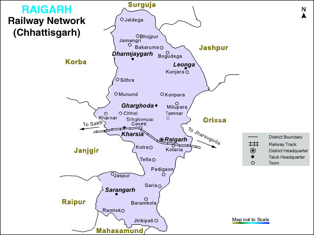 Rail-Map-india: Raigarh_railway_map