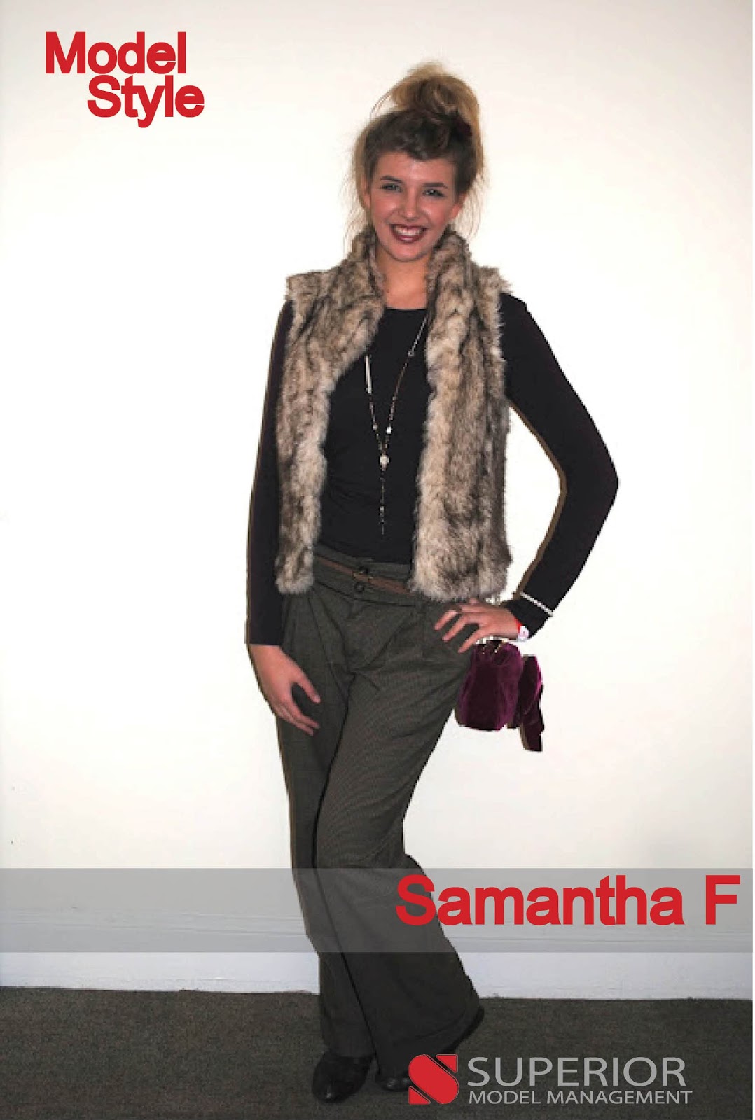 Superior Model Management : Model Outfit - Samantha F