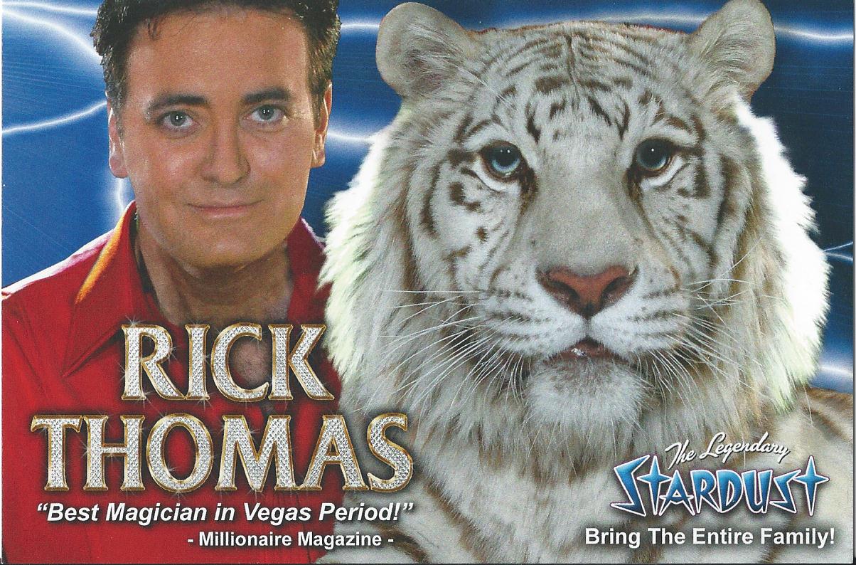 IT'S PURE ENTERTAINMENT..: THE MAGIC OF RICK THOMAS .. TROPICANA ...