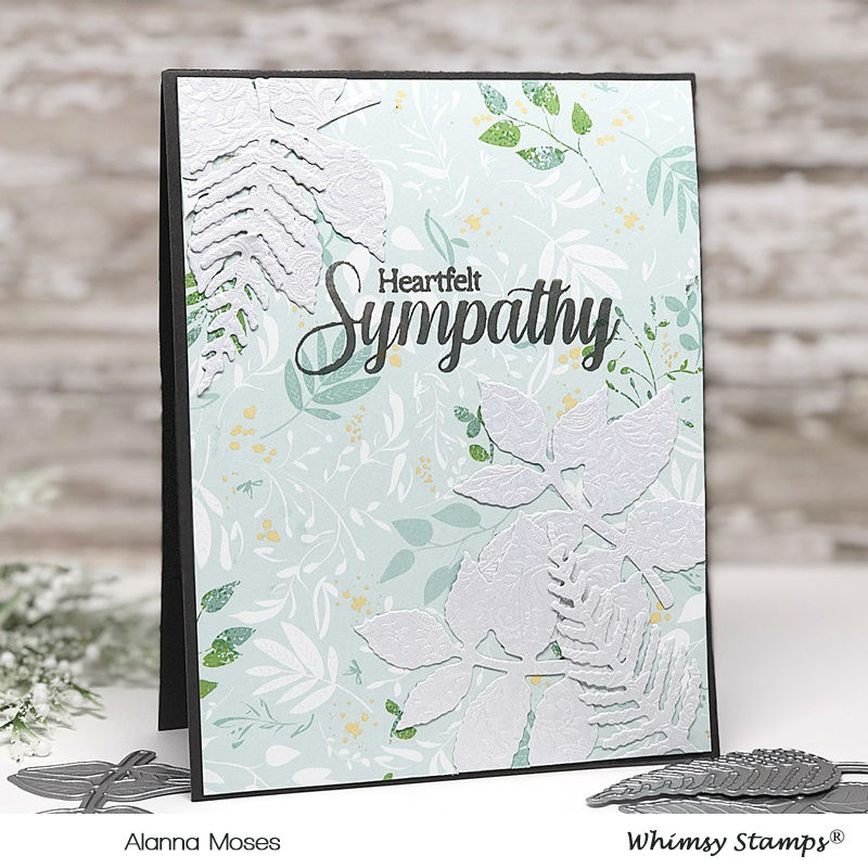 3 CAS Sympathy Cards for Whimsy Stamps | Embellish Craft Love