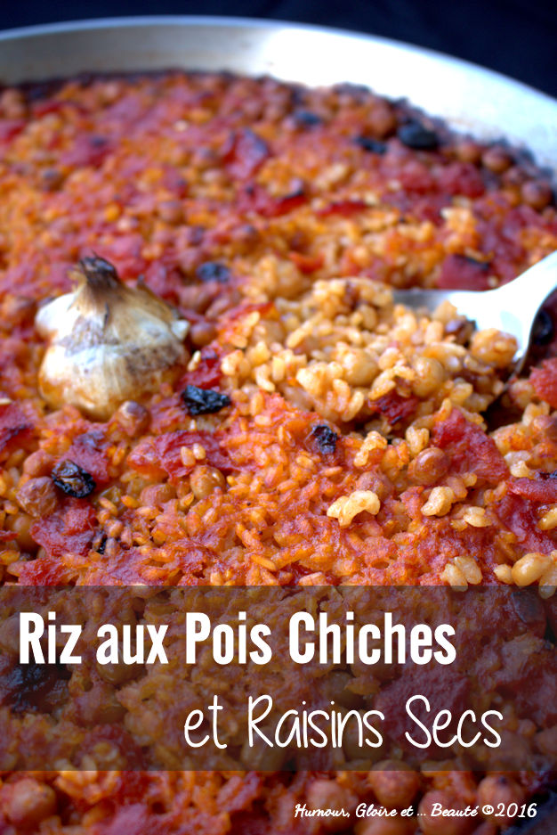 HGB: Riz aux pois chiches et raisins secs (Espagne)