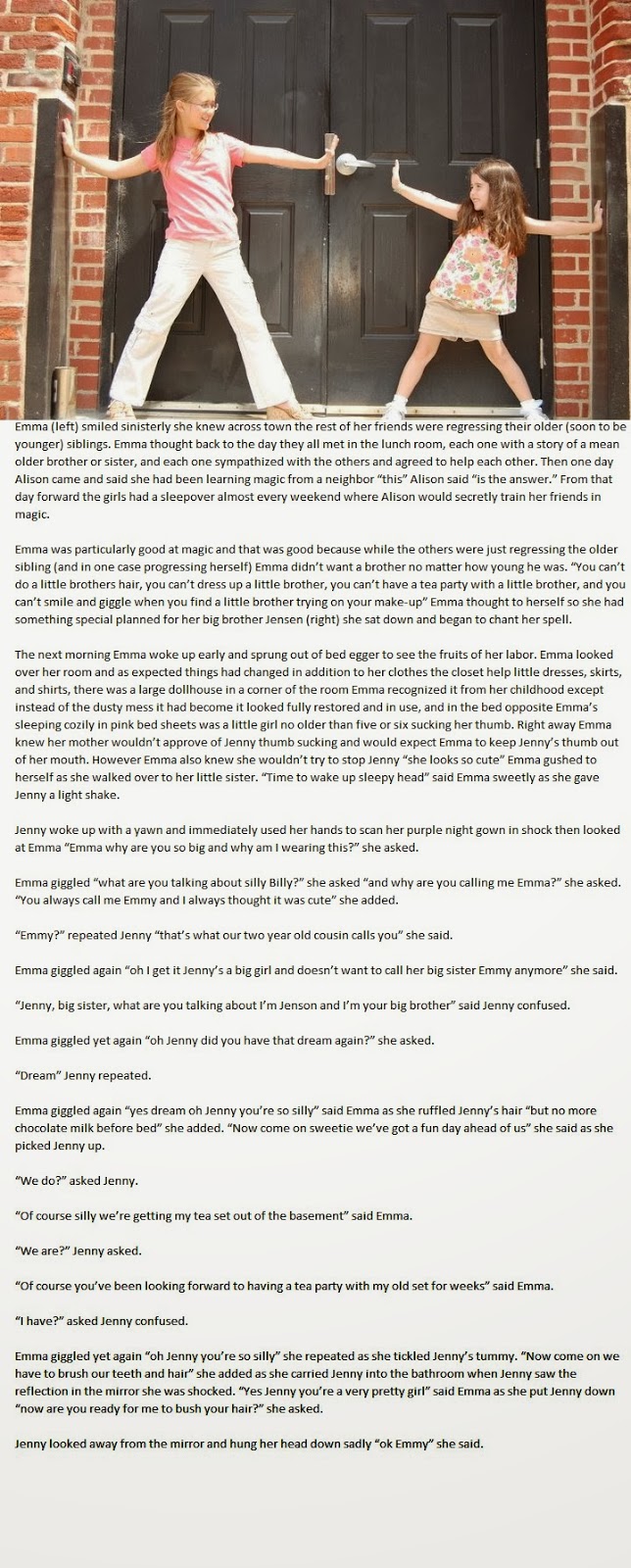 Feminina TG/AR Captions: TG AR The Sibling Collation: Emma