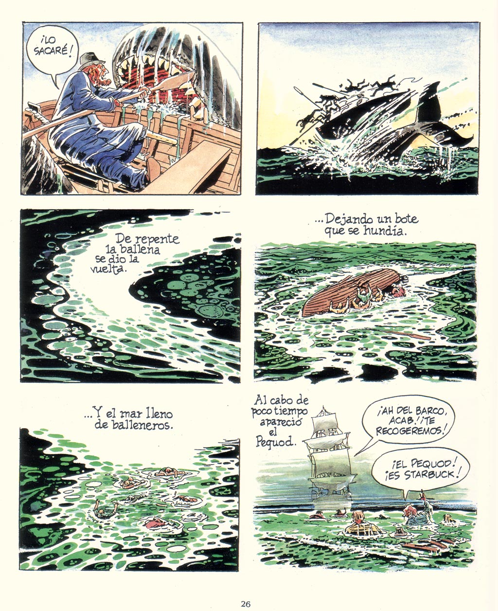 Caleta de cara al mar: HISTORIETA MOBY DICK ILUSTRADA POR WILL EISNER