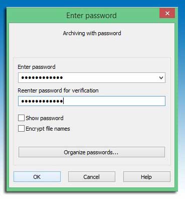 How to Put a Password on Winrar - nakmima