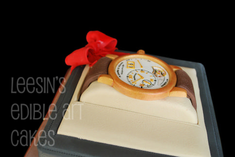 Penang Wedding Cakes by Leesin: Lange Sohne Watch Cake