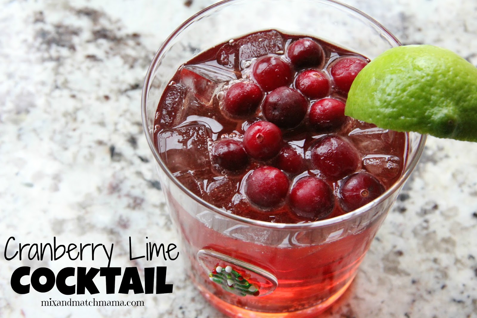 Cranberry Lime Cocktail | Mix and Match Mama | Bloglovin’