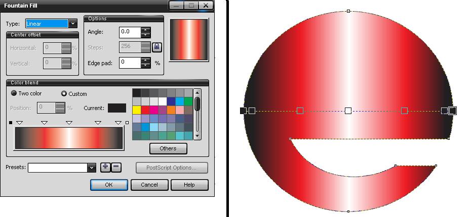 Cara Membuat Desain 3D di Corel Draw X6 ~ Rezky'Site