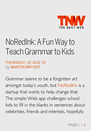 IQ's Corner: Article: NoRedInk: A Fun Way to Teach Grammar to Kids