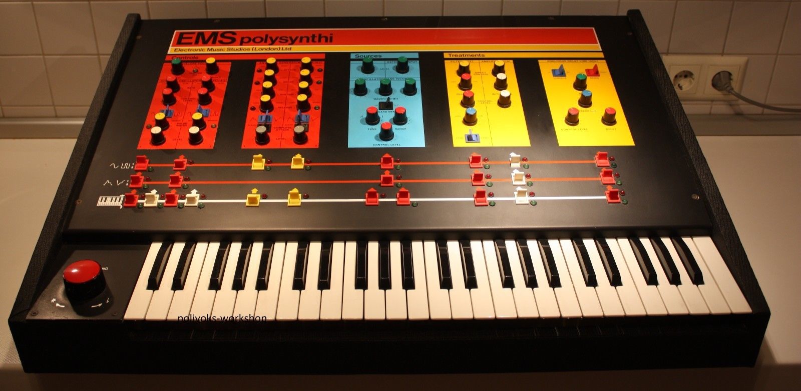 MATRIXSYNTH: SUPER RARE EMS POLYSYNTHI UNIQUE VCS-3 POLYPHONIC VINTAGE ...