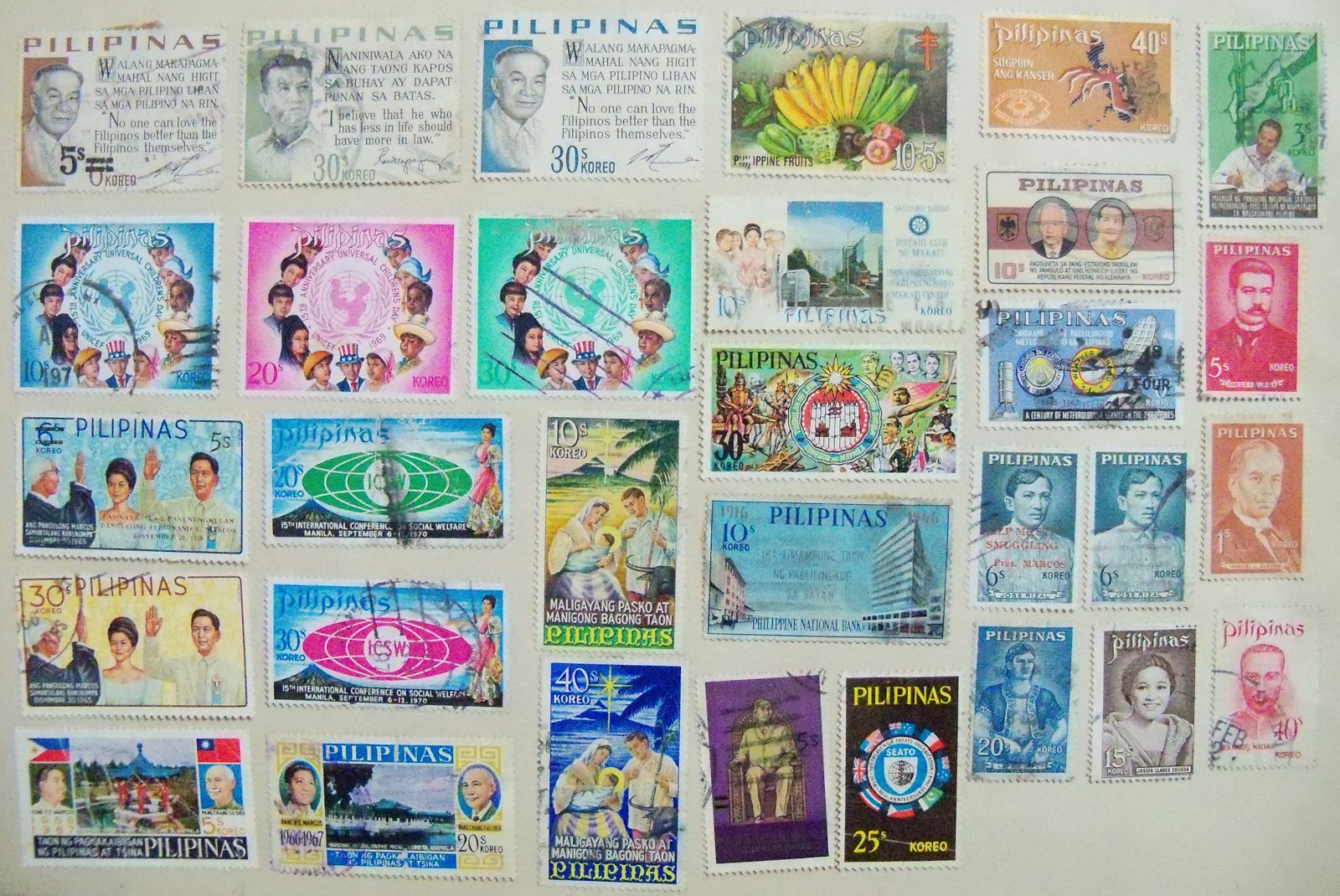 Jk Collection World: PILIPINAS STAMPS