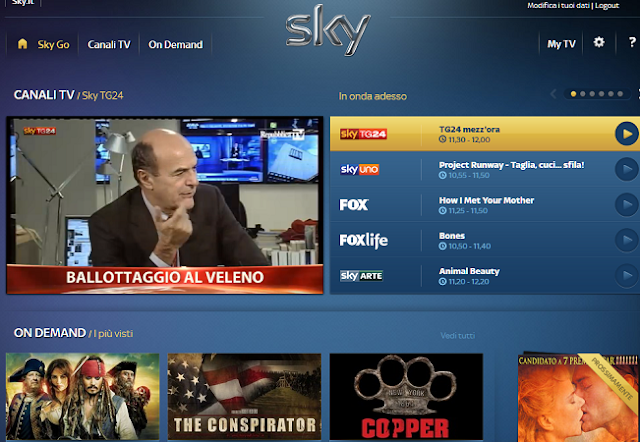 Su Sky Go arrivano l'on demand e tre nuovi canali | Sezze Digitale
