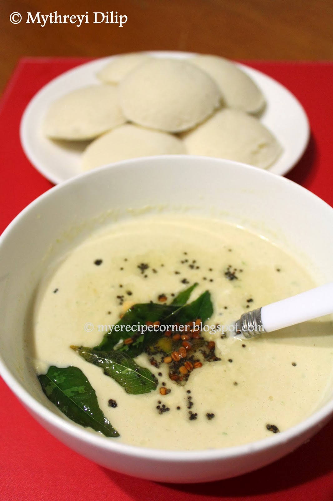 Mye's Kitchen: Pottukadalai Chutney / Roasted Gramdal Chutney for Idli ...