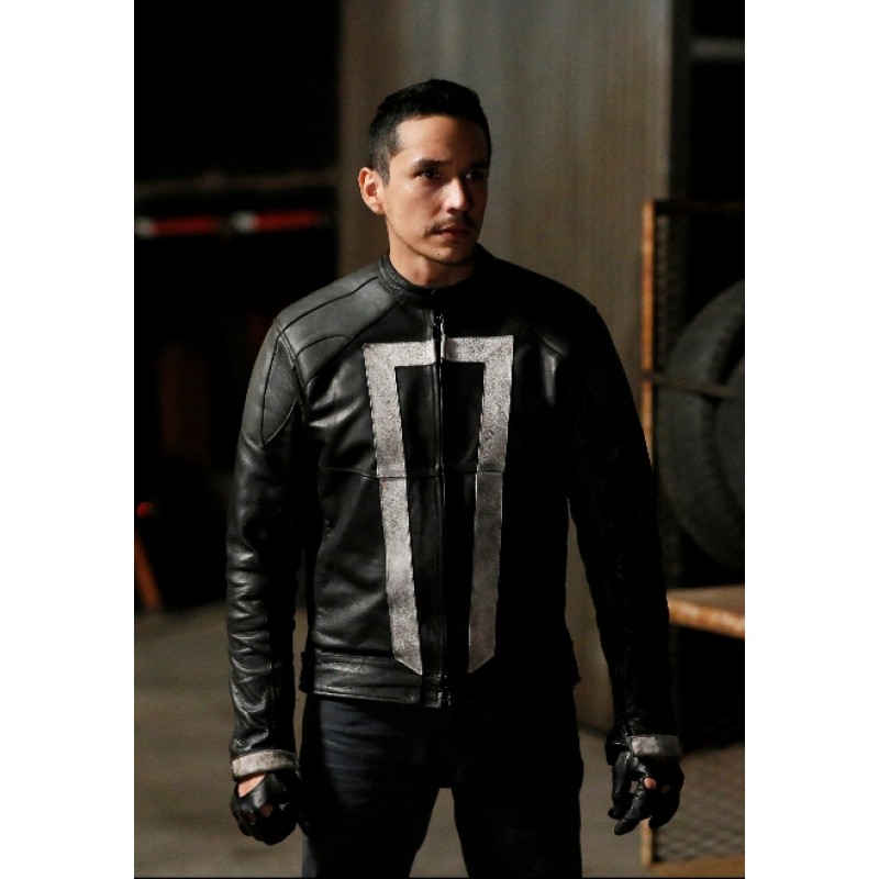 Leather Jackets: Ghost Rider Agents Of Shield Season 4 Men's Black ...