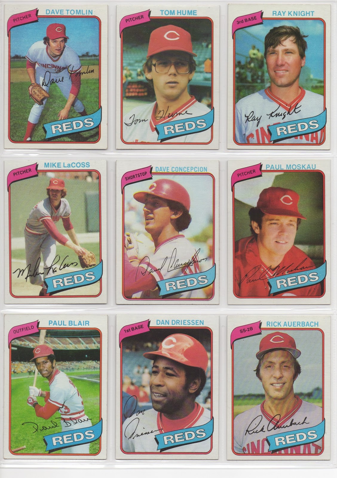 Cincinnati Reds Baseball Card Collector: 1980 Topps Cincinnati Reds ...