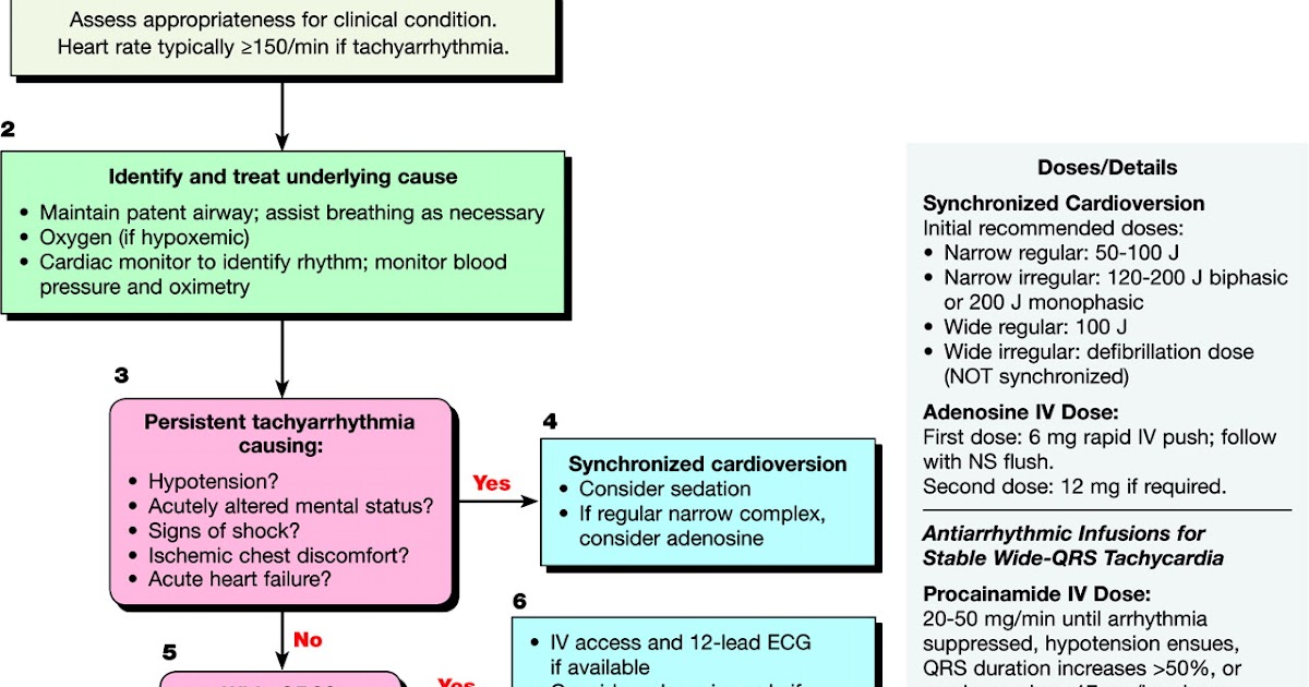 Algoritma Takikardia Dengan Nadi ACLS - JANTUNG OKE