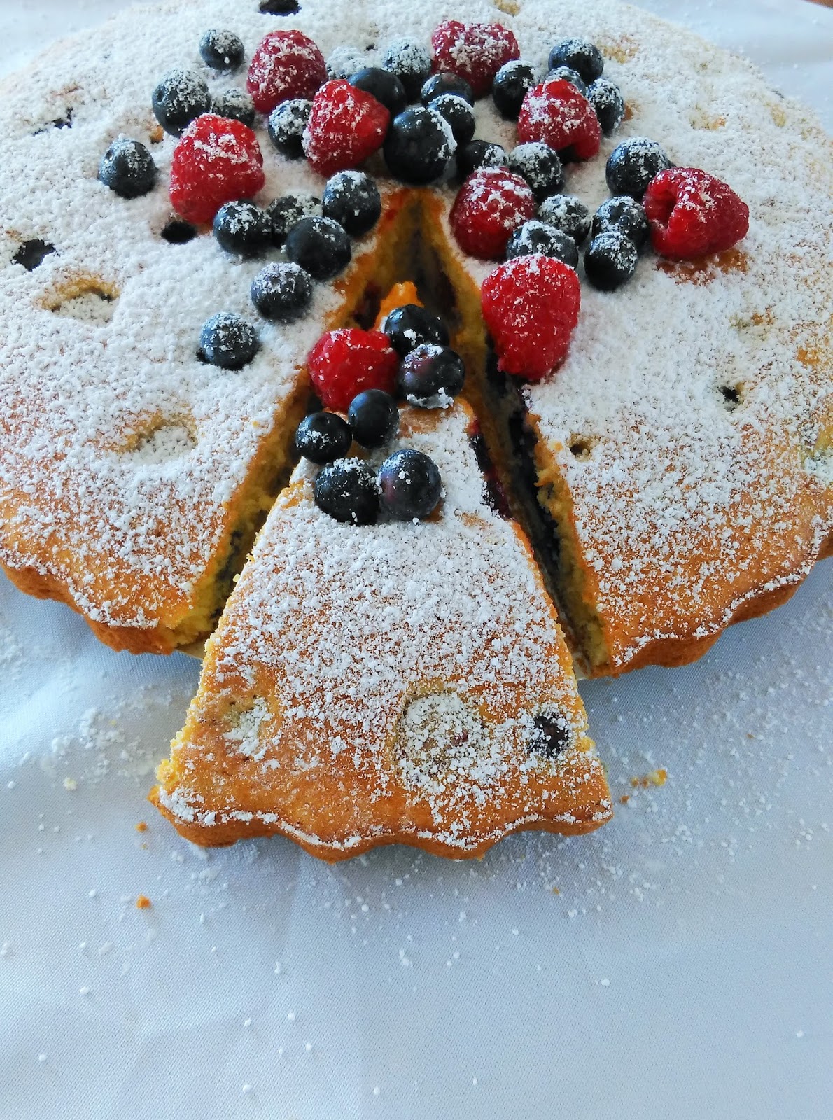 Ann's Plate: Proste i szybkie CIASTO Z OWOCAMI