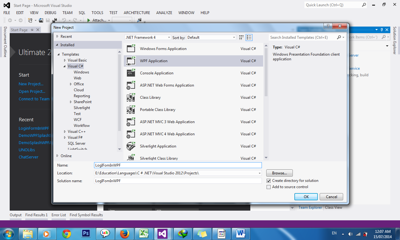 How to make colorful login form in WPF windows application ...