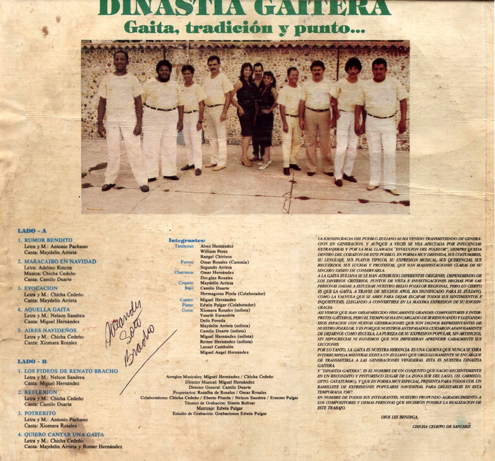 Gaita y Punto: Dinastía Gaitera 1987 - Gaita, Tradicion y Punto