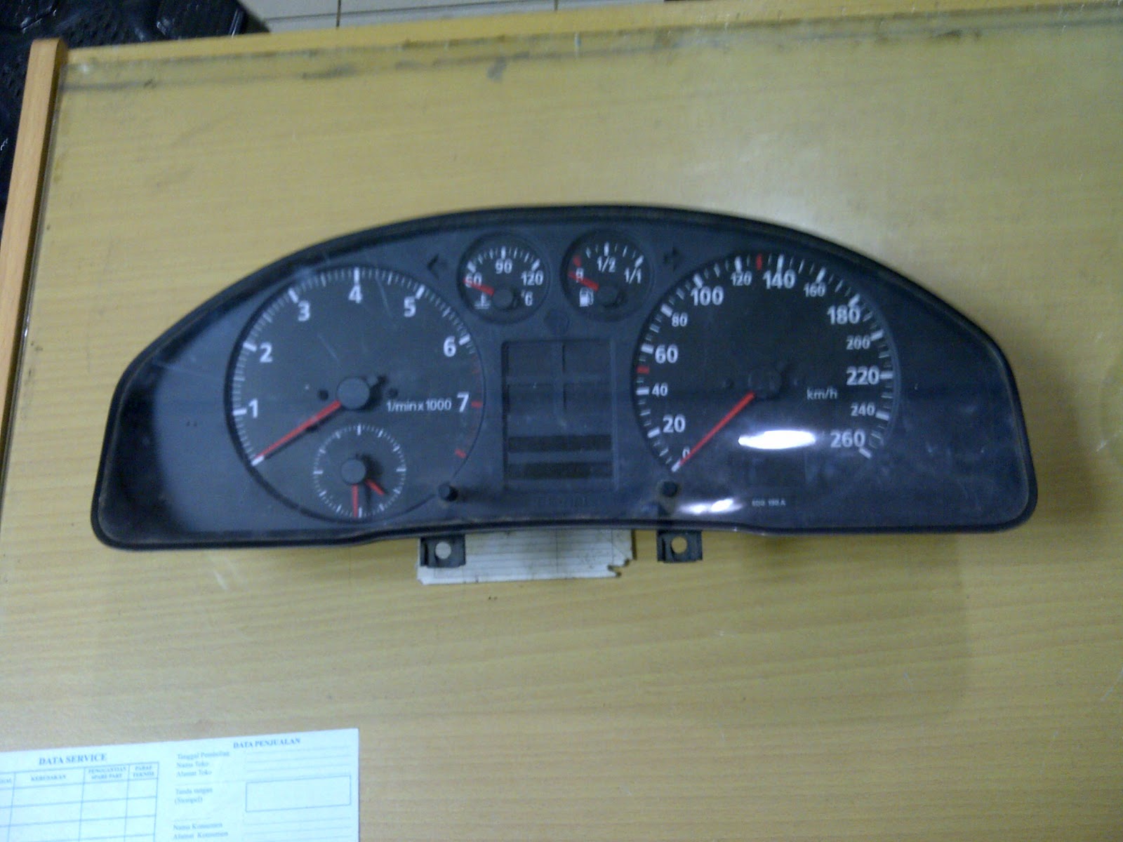 speedometer audi a4